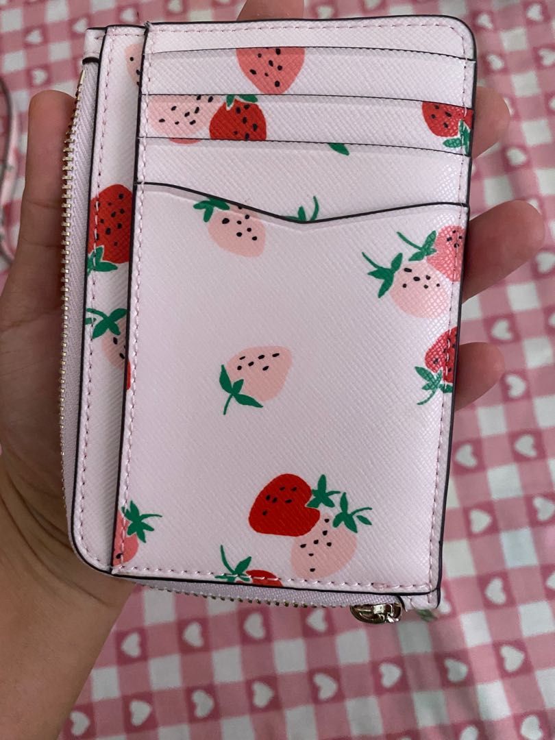 Kate spade strawberry wallet and sling bag on Carousell