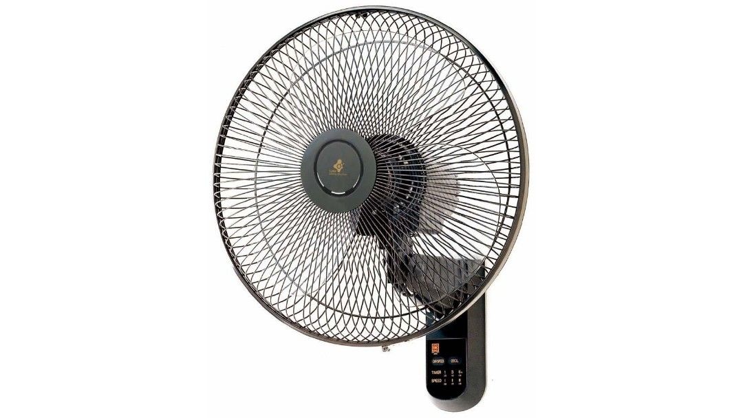 Kdk wall fan m40ms remote control 16 inch fan singapore set with safety ...