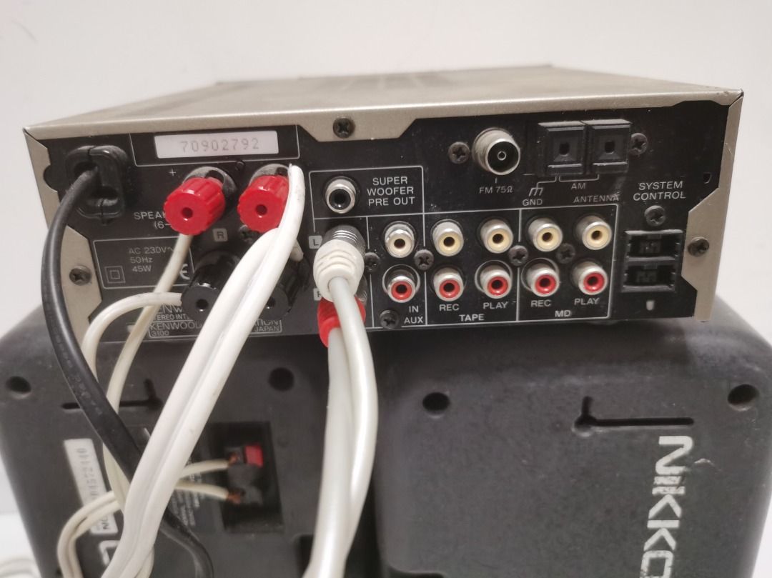 Kenwood Mini HiFi stereo Pure A amplifier/Tuner Model R-SE7 &NIKKODO ...