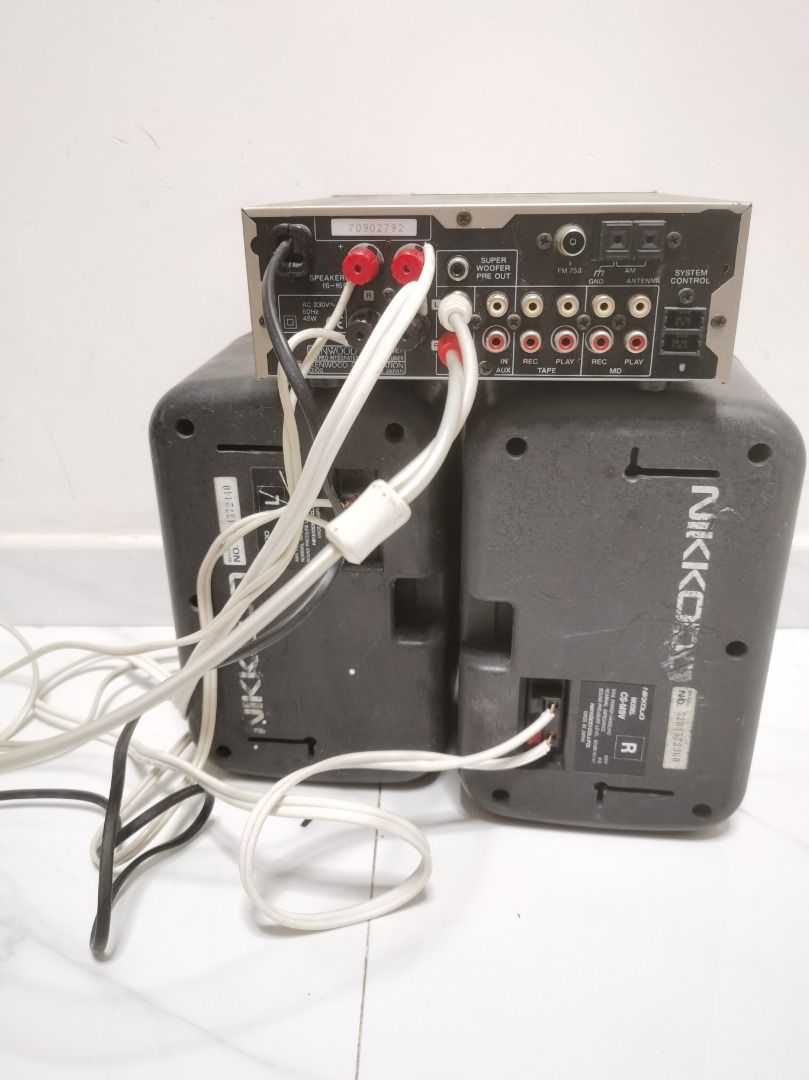 Kenwood Mini HiFi stereo Pure A amplifier/Tuner Model R-SE7 &NIKKODO ...