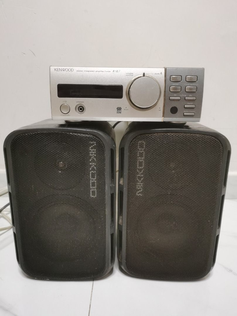 Kenwood Mini HiFi stereo Pure A amplifier/Tuner Model R-SE7 &NIKKODO ...