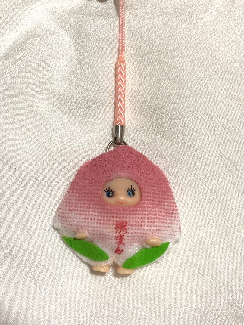 Kewpie Doll Peach Keychain / Momo Kawaii Y2k / Charm / Japanese Vintage ...