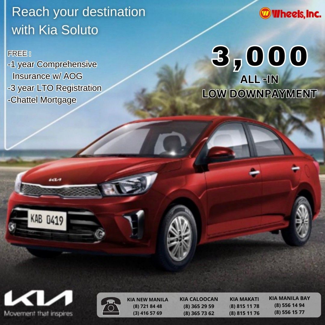 Kia KIA SOLUTO EX AT Auto on Carousell