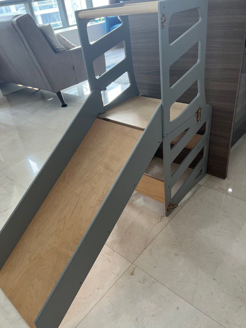 Kids learning tower 3 in 1 - Step stool, slide & table, Babies & Kids ...