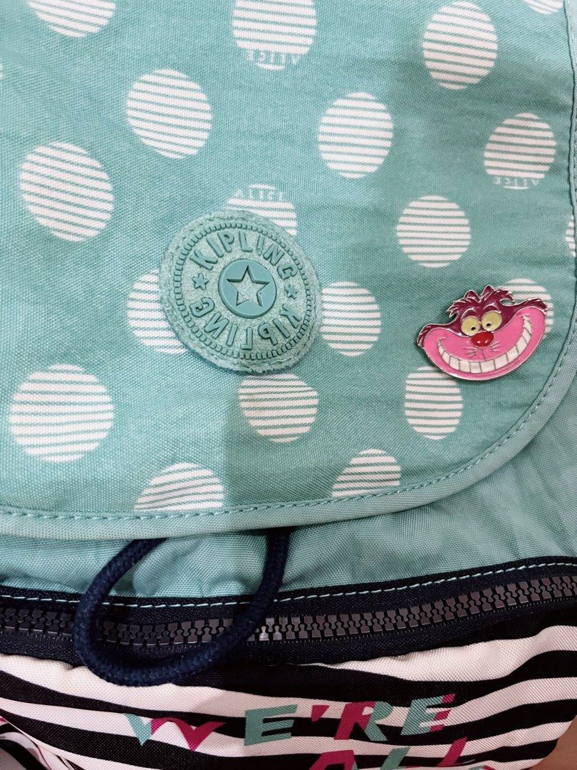 Kipling disney Cheshire Cat backpack, Women's Fashion, Bags & Wallets ...