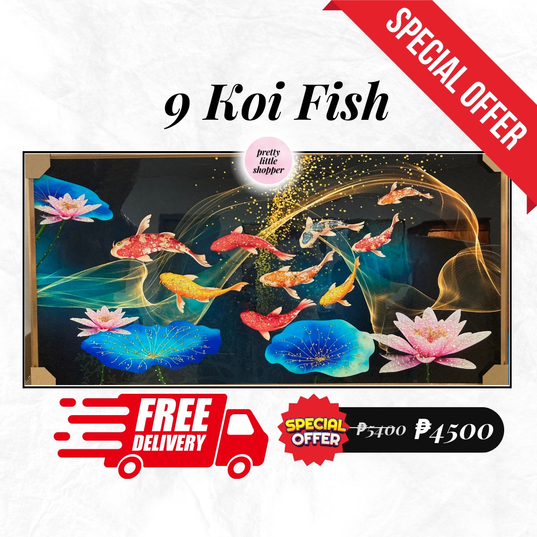 Koi Fish Wall Frame on Carousell