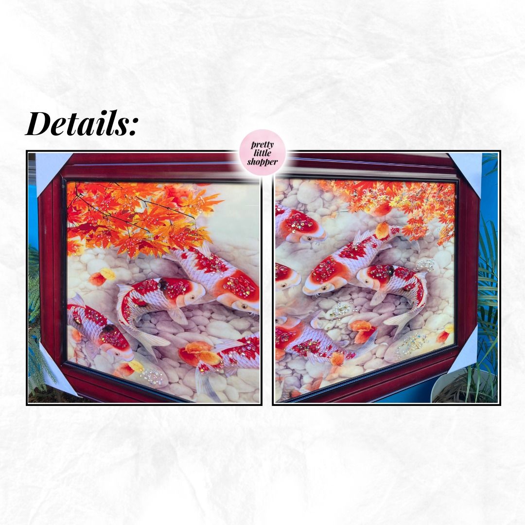 Koi Fish Wall Frame on Carousell