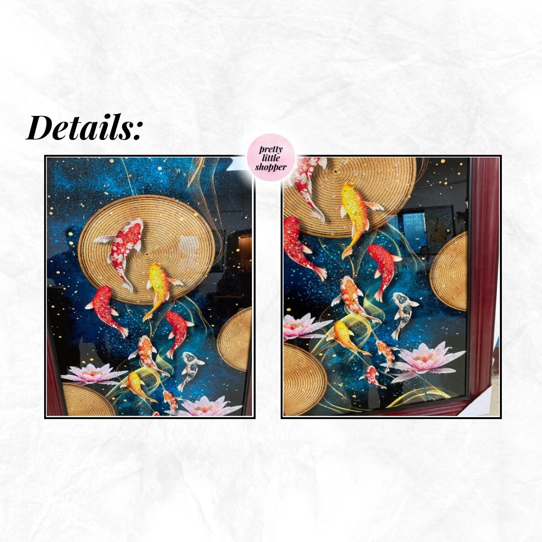 Koi Fish Wall Frame on Carousell