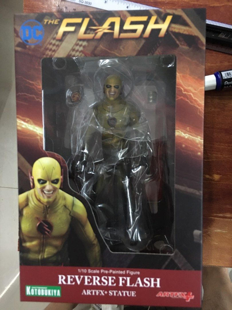 Kotobukiya artfx the flash reverse flash justice league flash, Hobbies ...