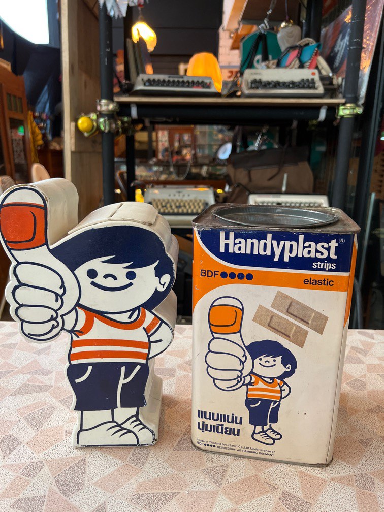 Large Handyplus Plaster/Metal Container, Hobbies & Toys, Memorabilia ...