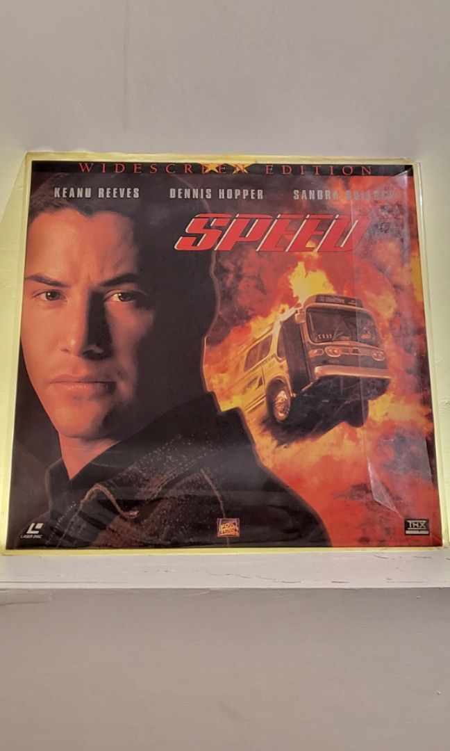 LASER DISC KEANU REEVES SPEED 1994 on Carousell