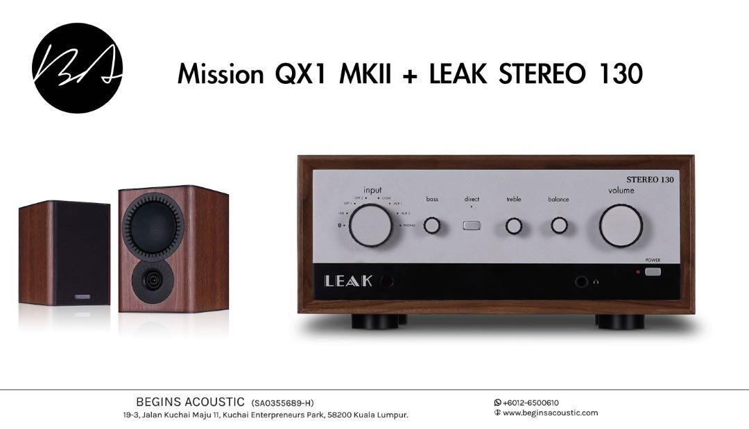 Leak Stereo 130 with Mission QX1-MK II, Audio, Other Audio Equipment on ...