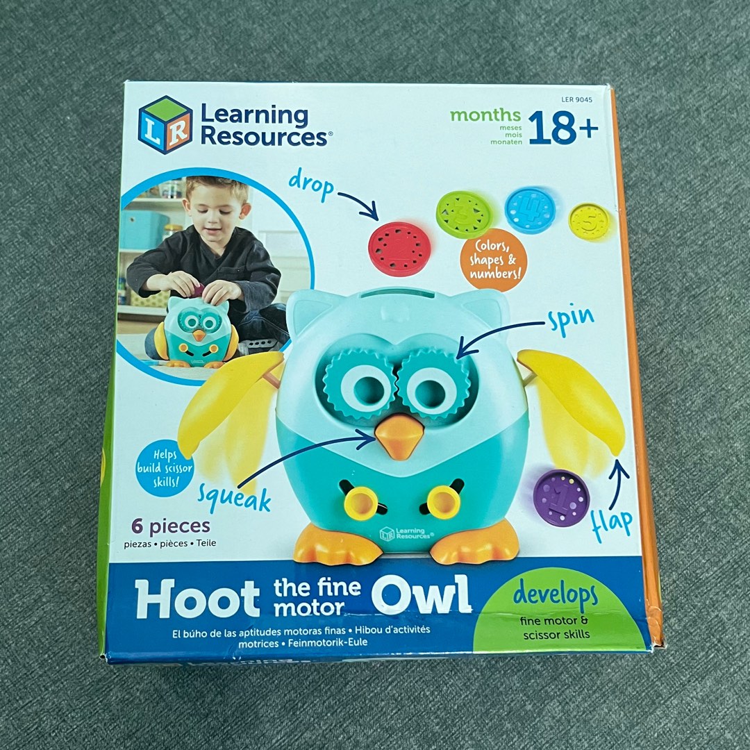 Learning Resources-Hoot the Fine Motor Owl, Hobbies & Toys, Toys ...