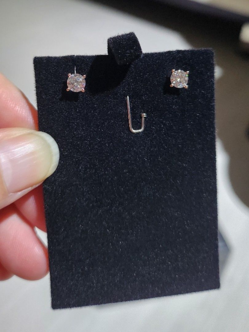 Lee Hwa Destinee White Gold Diamond Earrings, Women's Fashion, Jewelry ...
