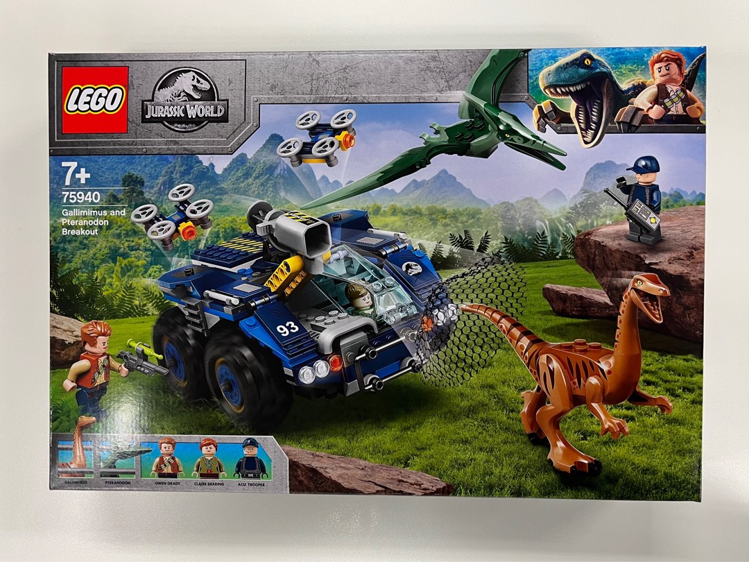 LEGO 75940 Gallimimus and Pteranodon Breakout, Hobbies & Toys, Toys ...