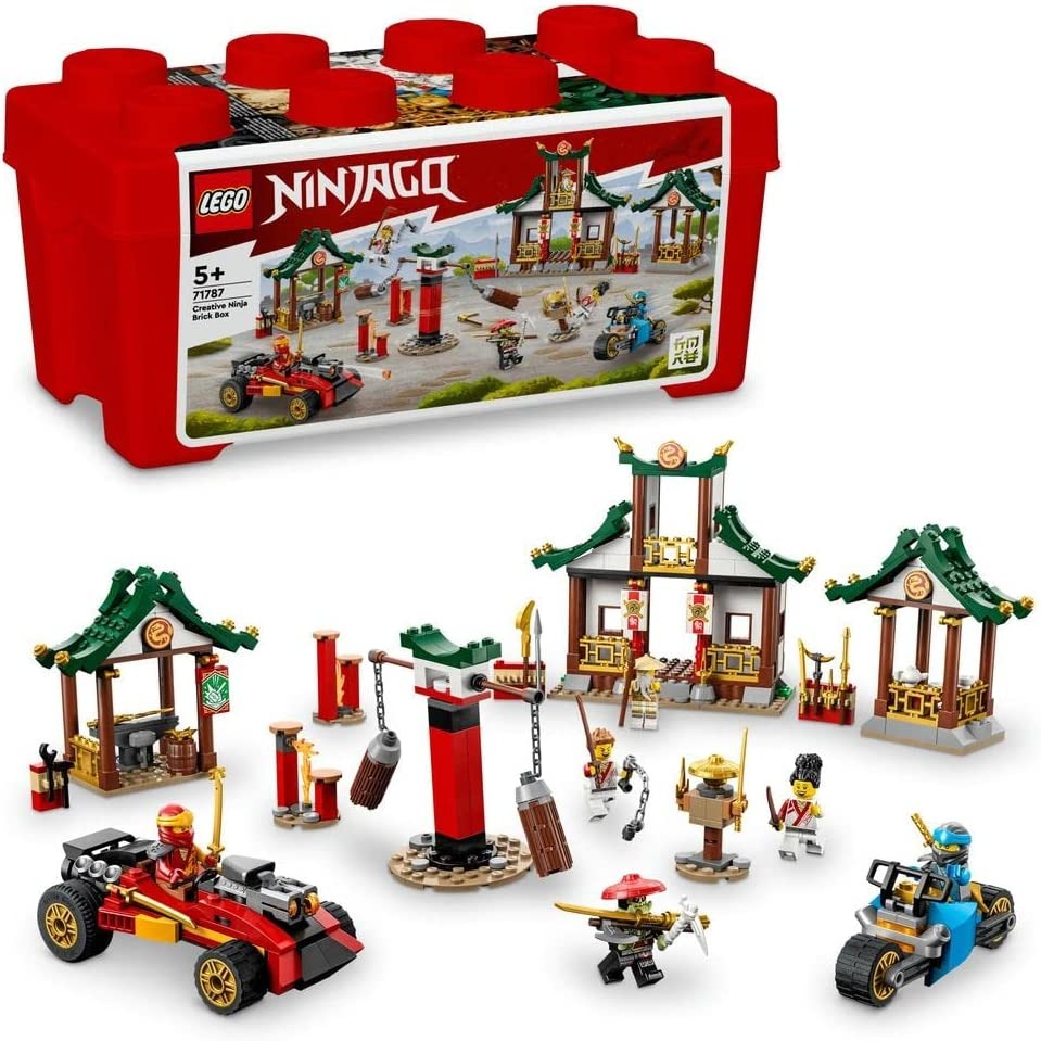LEGO NINJAGO 71787 Creative Ninja Brick Box Building Toy Set (530 ...