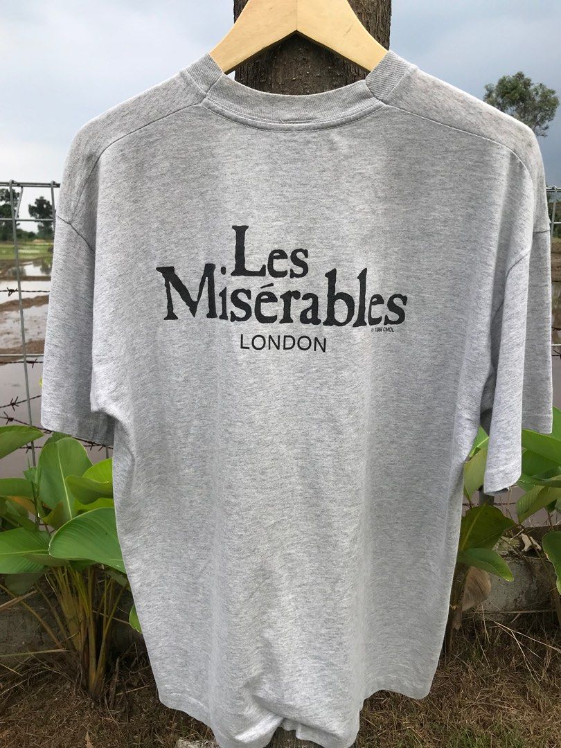 Les Miserables LONDON, Fesyen Pria, Pakaian , Atasan di Carousell