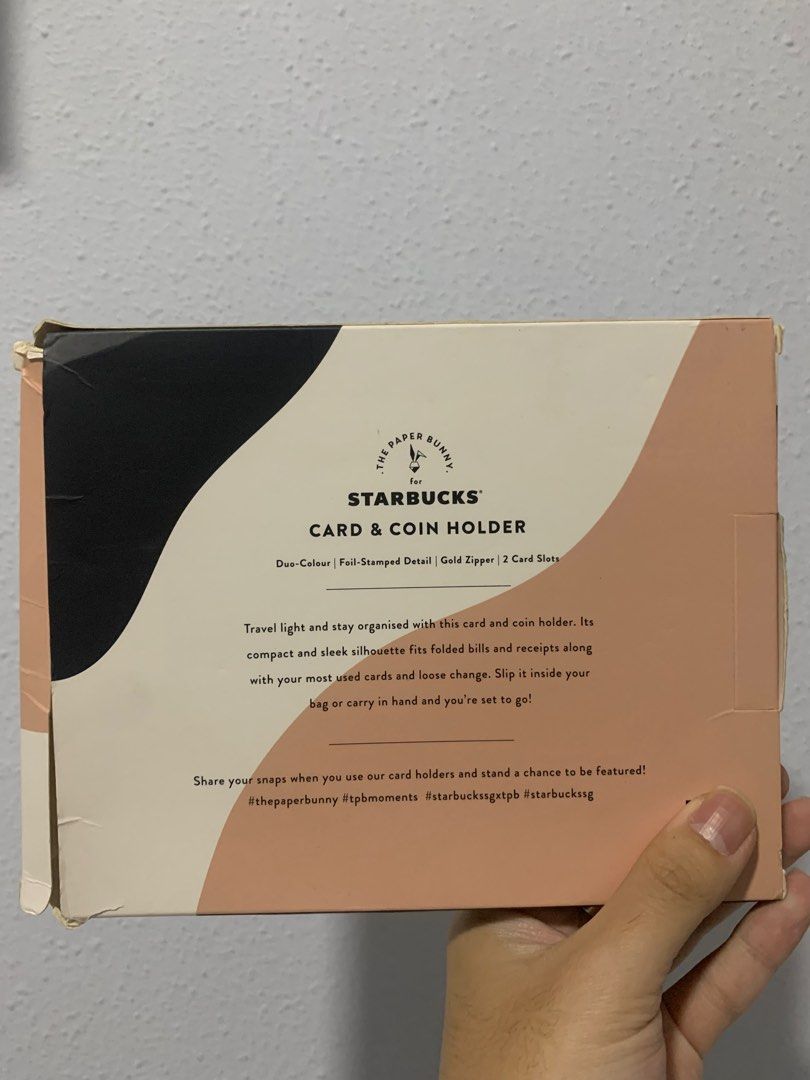 LIMITED EDITION Starbucks Card & Coin Holder Purse, Women's Fashion ...