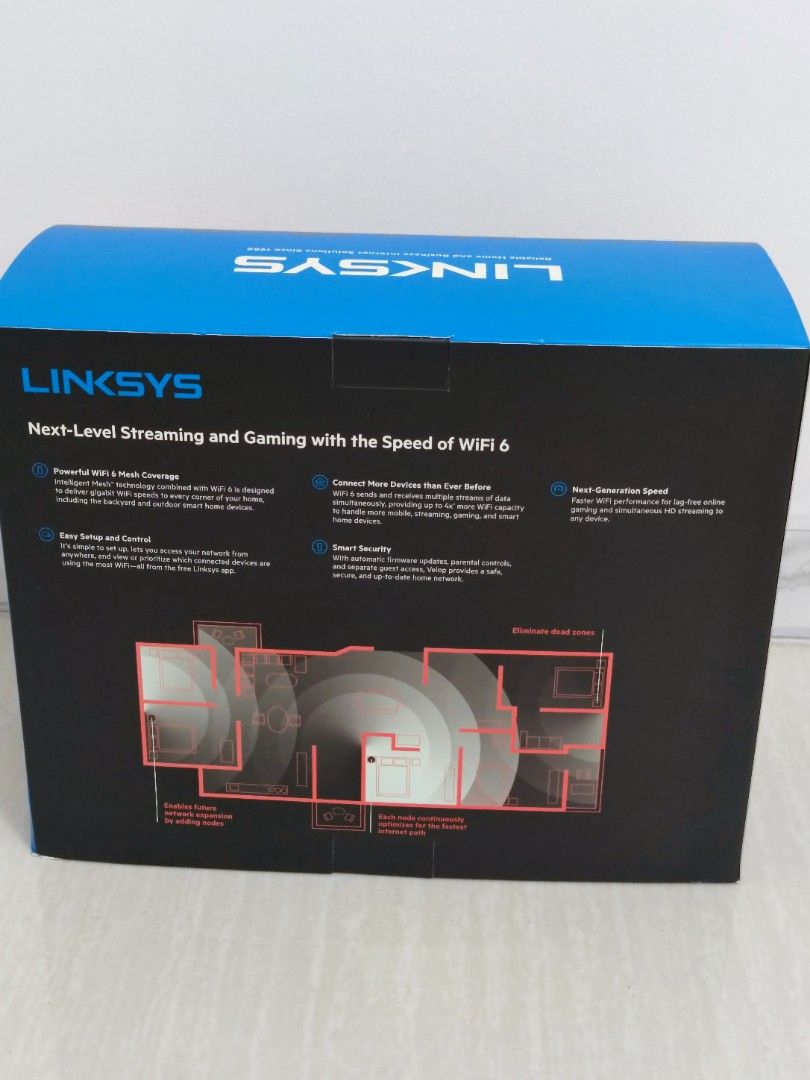 Linksys AX4200 WiFi 6 Router, Computers & Tech, Parts & Accessories, Networking on Carousell