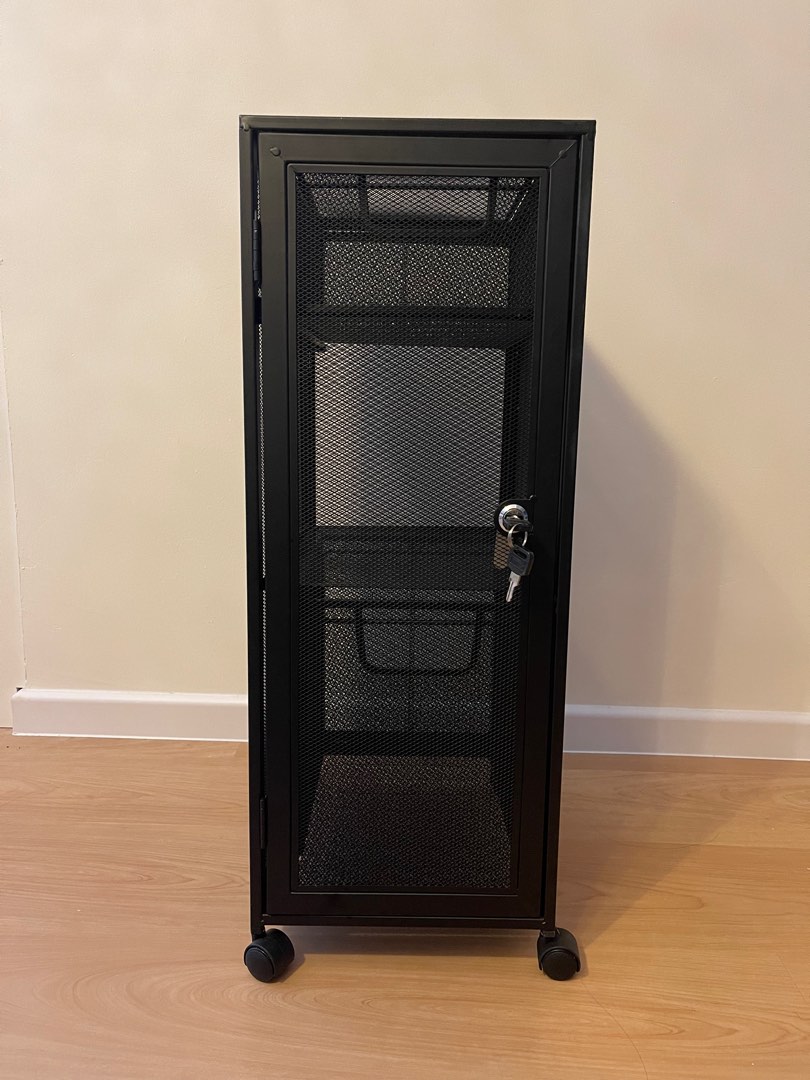 Locker Cabinet with roller, Furniture & Home Living, Furniture, Shelves ...