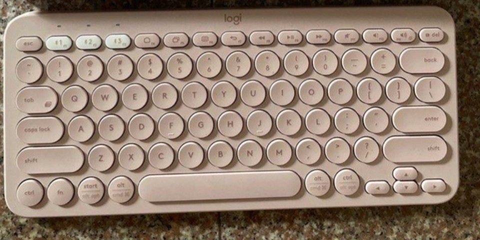 Logitech K380 Wireless Keyboard - PINK, Computers & Tech, Parts ...