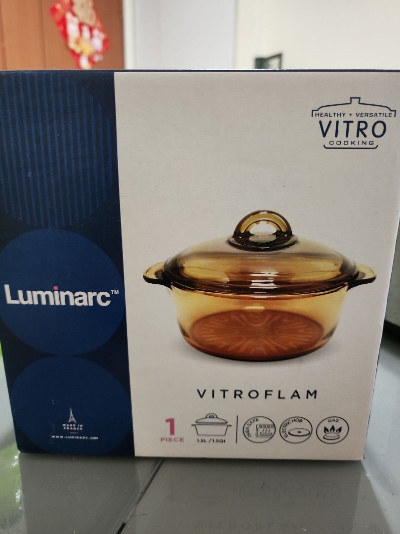 Luminarc vitroflam pot, TV & Home Appliances, Kitchen Appliances, Other ...