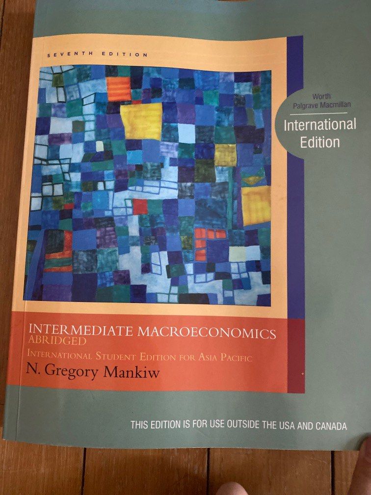 Macroeconomic Intermediate 7th edition - N. Gregory Mankiw Textbook ...