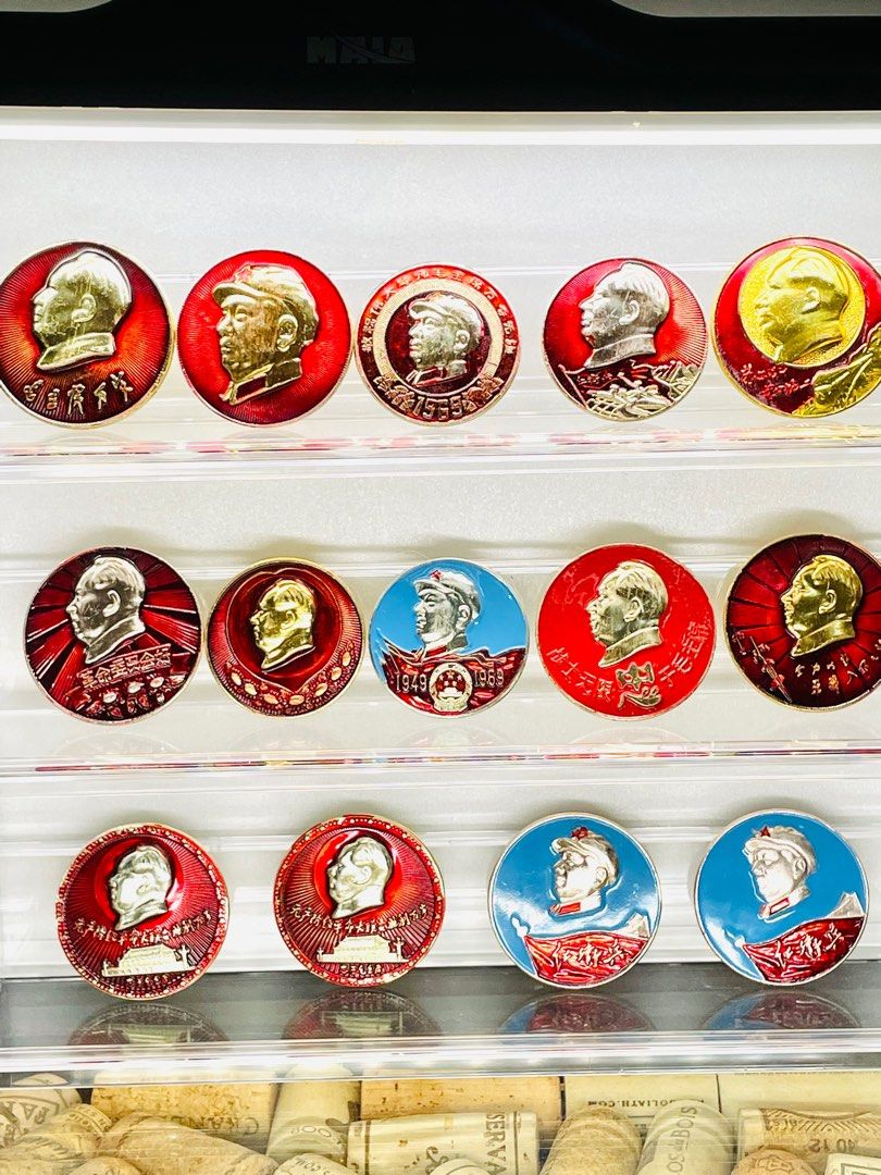 Mao Zedong - Mao Tse Tung Vintage Commemorative Pin 1968-1969, Hobbies ...