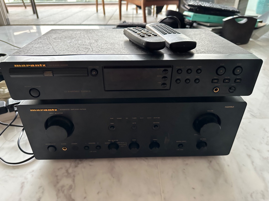Marantz P7000 amp plus Marantz CD Player, Audio, Other Audio Equipment ...