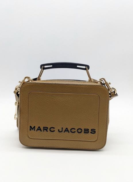Marc Jacobs The Box Leather Top Handle Mini Crossbody Bag on Carousell