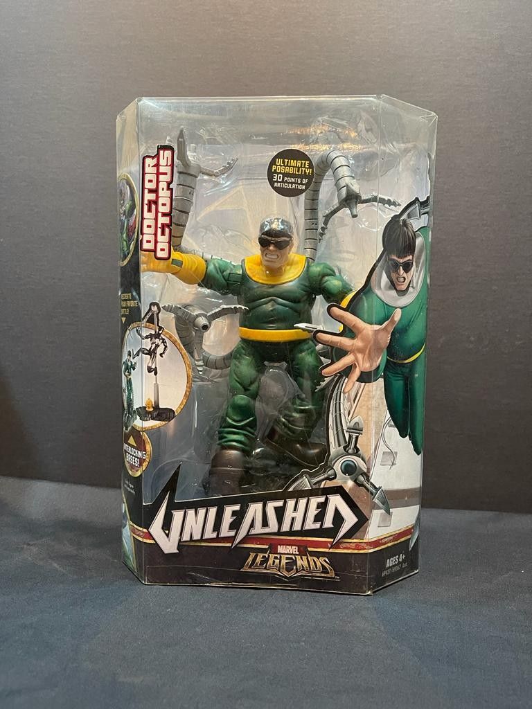 Marvel Legends UNLEASHED Exclusive ~ Black Costume Spiderman & Doctor ...