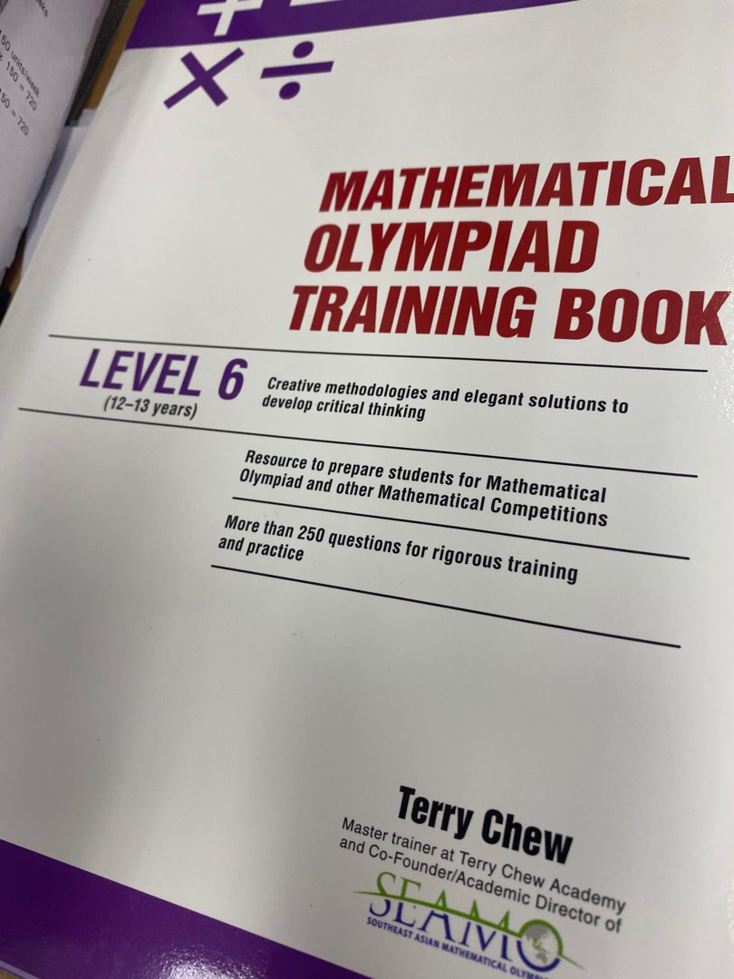 Maths Olympiad Training lvl 4, 5 , 6, Hobbies & Toys, Books & Magazines ...