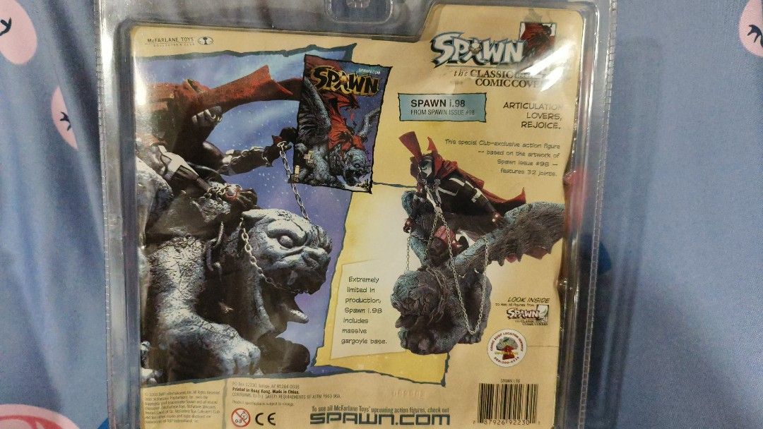 Mcfarlane spawn series 24 I-98 collectors club edition spawn with gargoyle misb on Carousell