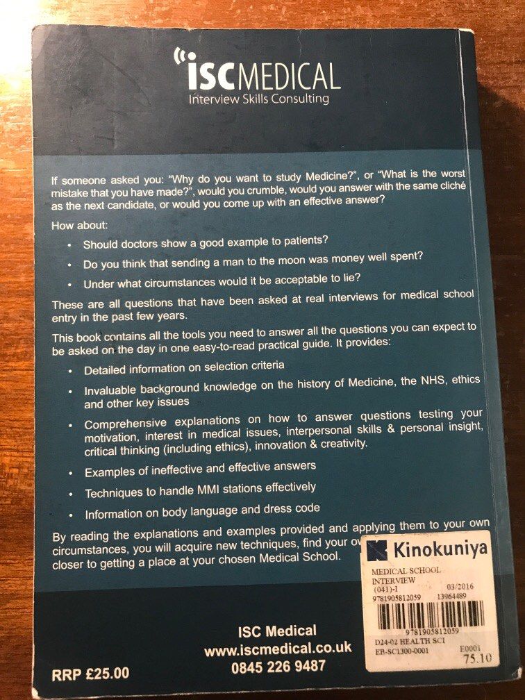 Medical School Interviews by ISCMedical, Hobbies & Toys, Books ...