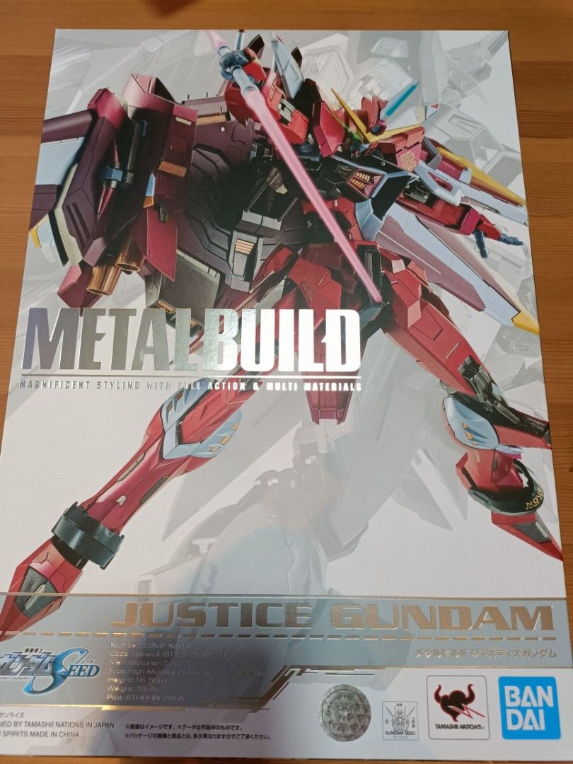 METAL BUILD JUSTICE GUNDAM, Hobbies & Toys, Toys & Games on Carousell