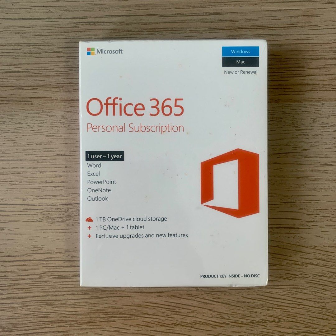 Microsoft Office 365 Personal Subscription, Computers & Tech, Parts & Accessories, Software on ...