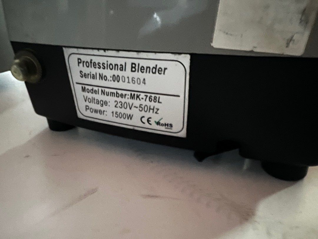 Mika Commercial Blender, TV & Home Appliances, Kitchen Appliances ...