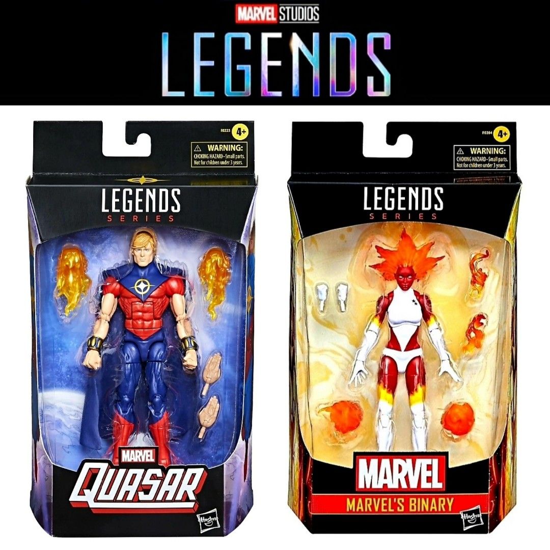 MISB Marvel Legends Quasar, Binary X-Men Carol Danvers Walgreens ...