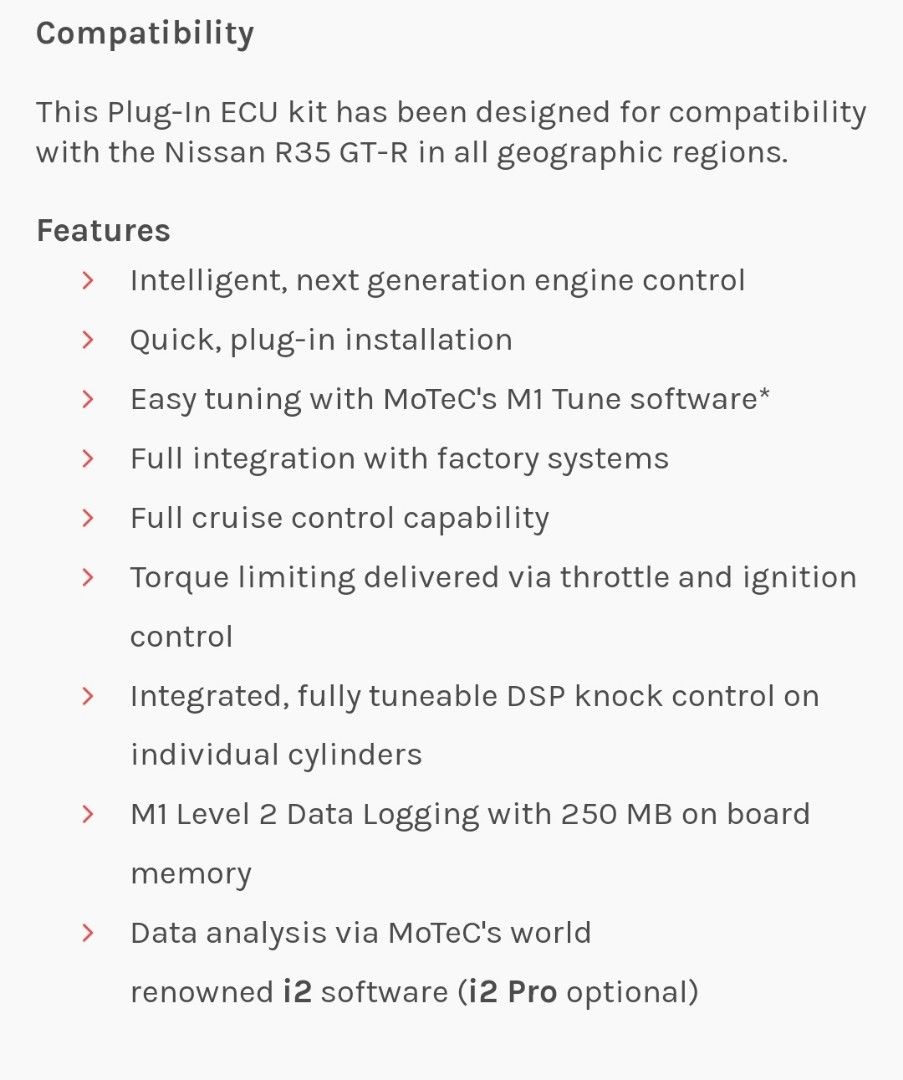 MoTec M150 for GTR R35, Car Accessories, Car Workshops & Services on ...