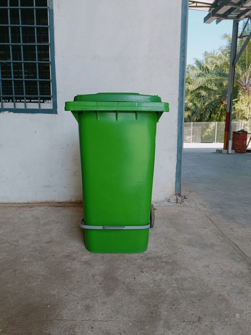 Muhibbah 2 Wheel Mobile Garbage Bin with Pedal - PMGB 240 Litres ...