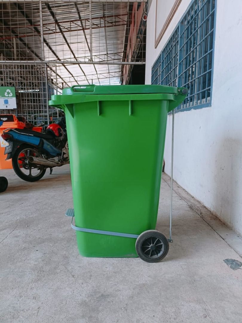 Muhibbah 2 Wheel Mobile Garbage Bin with Pedal - PMGB 240 Litres ...