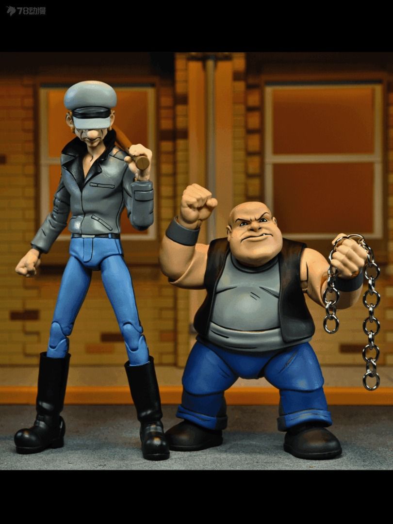 NECA Official : TMNT Tall Thug & Short Gangster, Hobbies & Toys, Toys ...