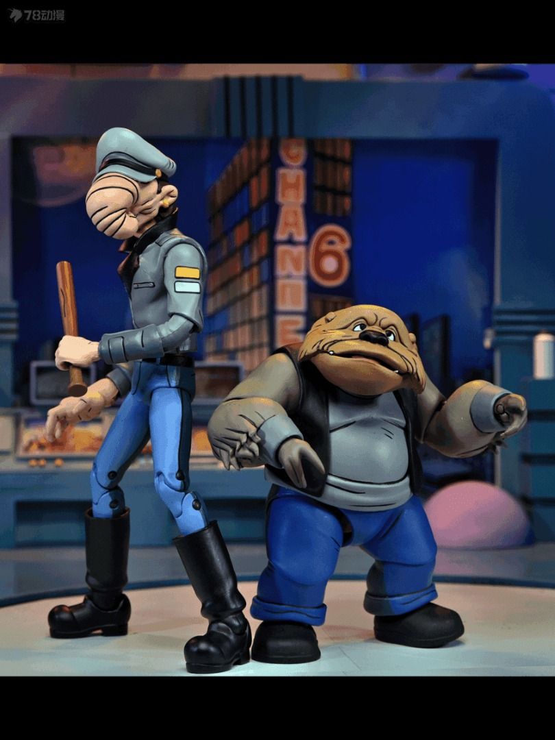 NECA Official : TMNT Tall Thug & Short Gangster, Hobbies & Toys, Toys ...