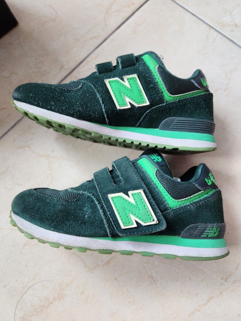 New Balance HULK kids green shoes sneakers, Babies & Kids, Babies ...