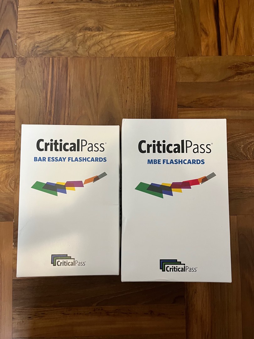 New York bar Critical Pass flash cards study notes , 興趣及遊戲, 書本 & 文具 ...
