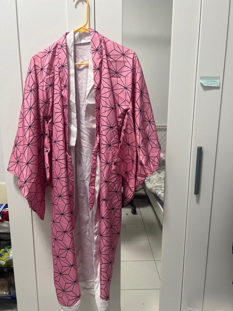 Nezuko Costume Full Set, Women's Fashion, Dresses & Sets, Sets or ...