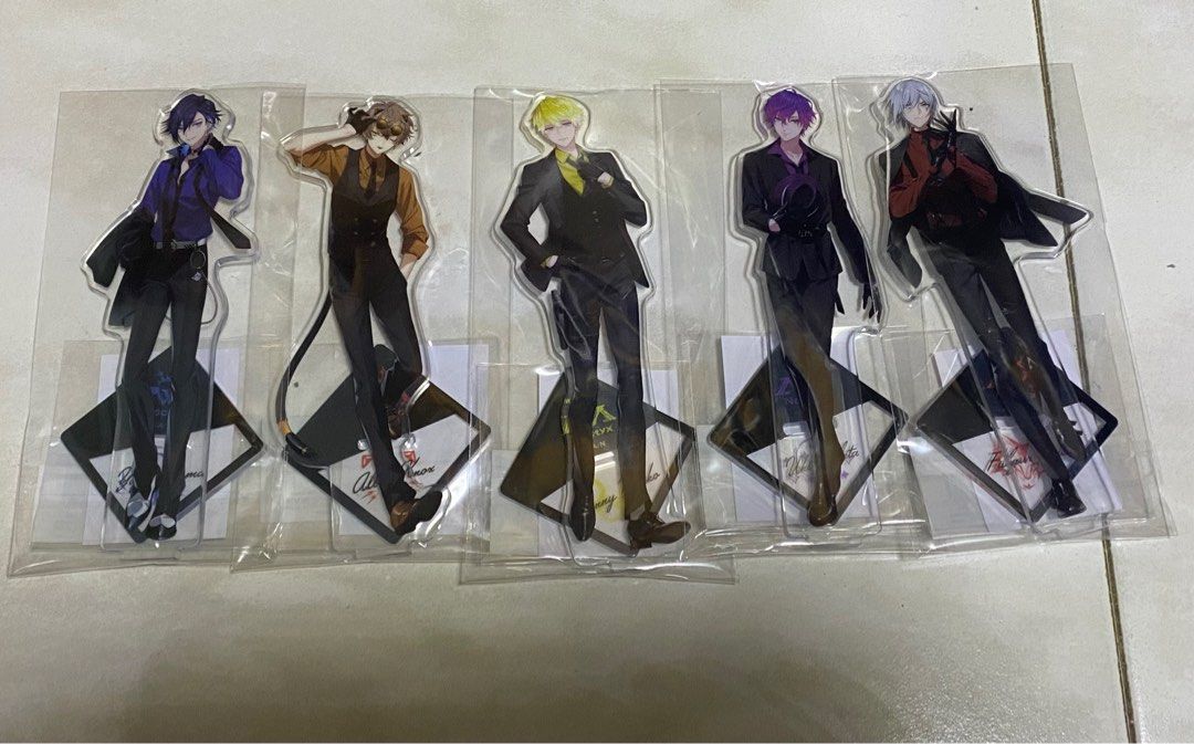 nijisanji standees, noctyx anniversary, first step goods, luxiem half ...