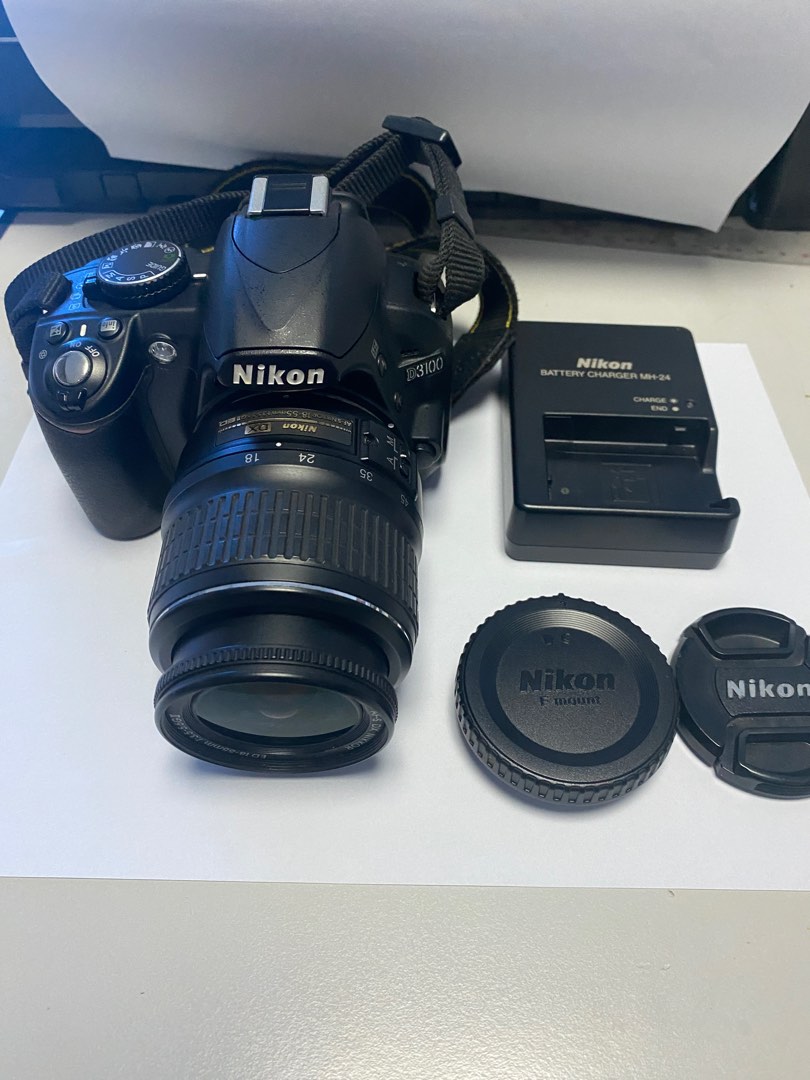 Nikon dslr camera D3100, Photography, Cameras on Carousell