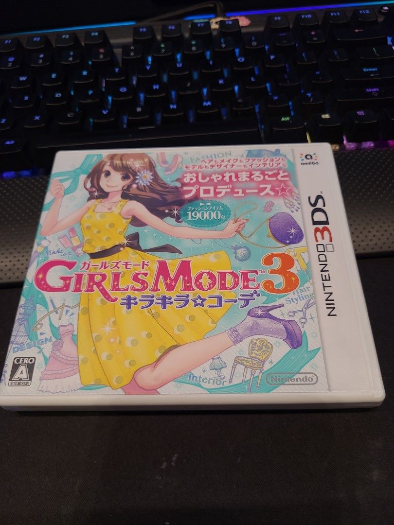 Nintendo 3DS JAPANESE Girls Mode 3 Style Savvy, Video Gaming, Video ...
