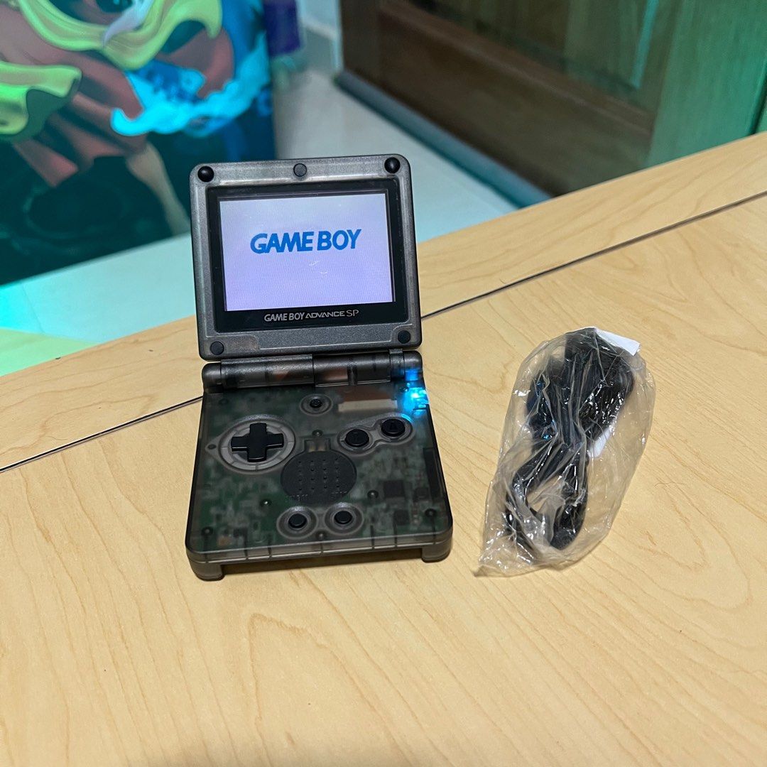 Nintendo Gameboy Advance Sp(transparent black), Video Gaming, Video ...